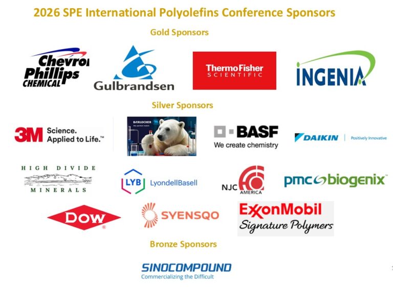 SPE International Polyolefins Conference 2026 - Society of Plastics ...